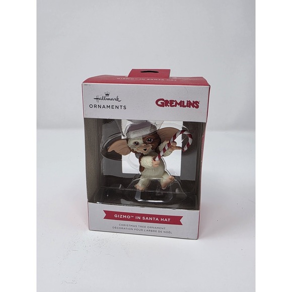 Hallmark | Holiday | Hallmark 224 Gremlins Gizmo In Santa Hat Red Box ...